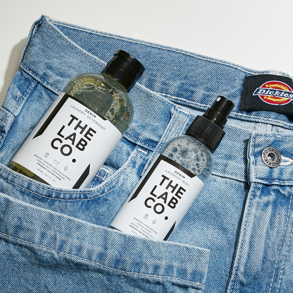 How to Wash Denim - Denim Care Guide - The Lab Co.