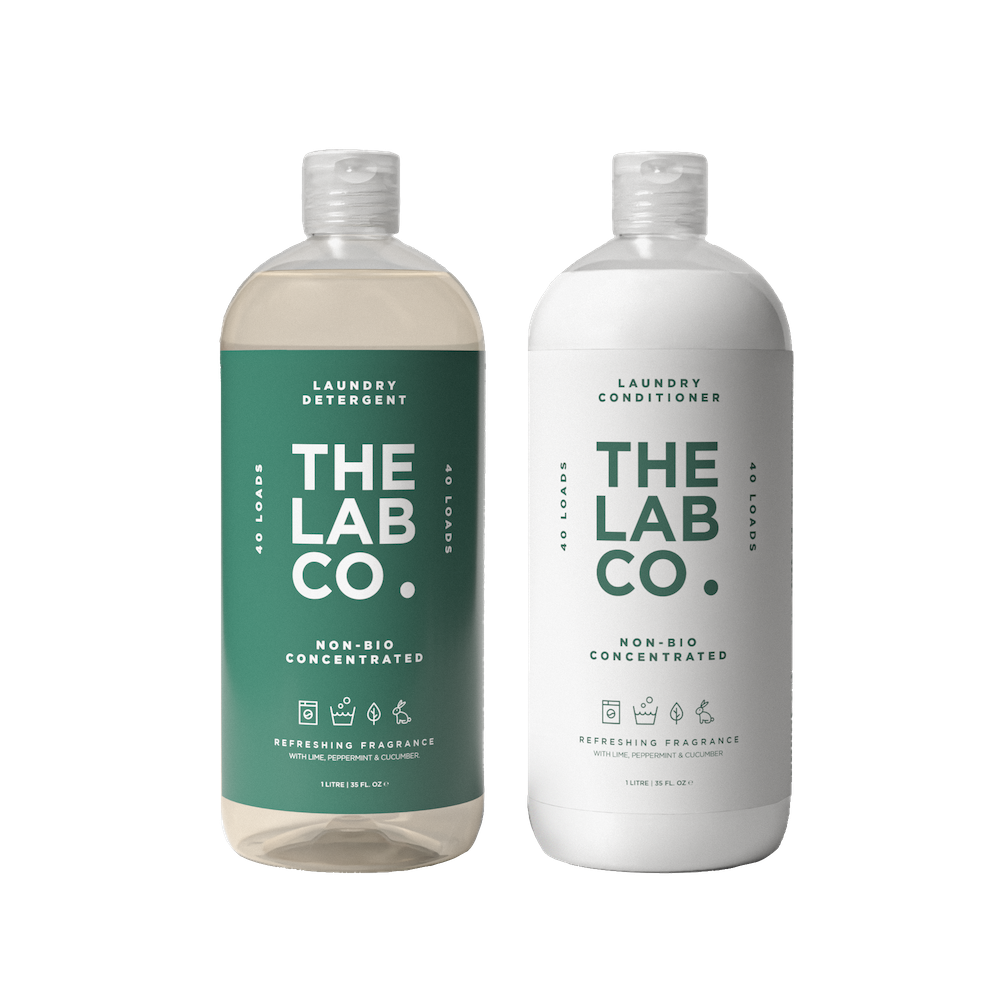 Laundry Detergent & Fabric Conditioner Duo - Energising Scent - The Lab Co.
