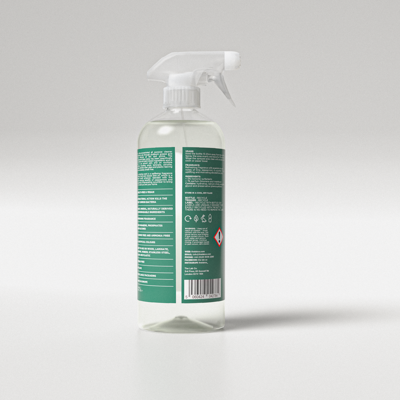 Anti Bac All Purpose Cleaner - Refreshing Cleaning Spray - The Lab Co.